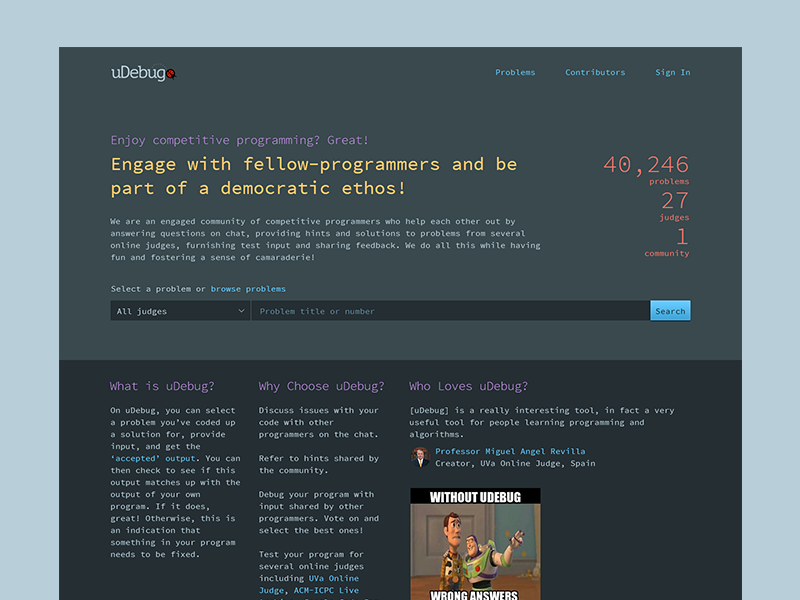 uDebug - Home by Rakesh on Dribbble