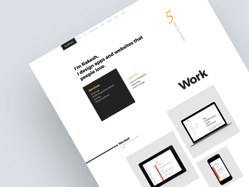 Portfolio - Scrapped Designs 41 by Rakesh on Dribbble