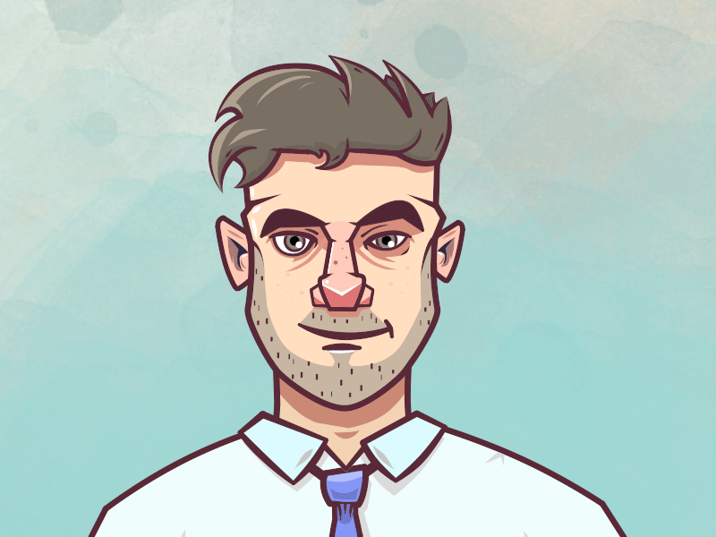 Self-portrait • Debut post. by Roman Kovár on Dribbble