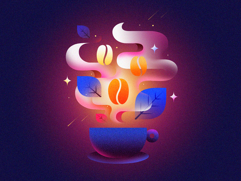 Decaf Coffee by Sophia Guraspashvili on Dribbble