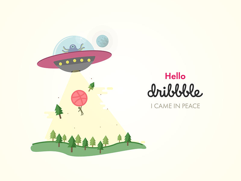 Hello Dribbble!! by Fabricio Zillig on Dribbble