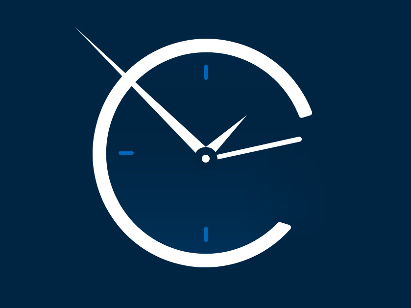 E Clock App Icon by Rinki_D on Dribbble