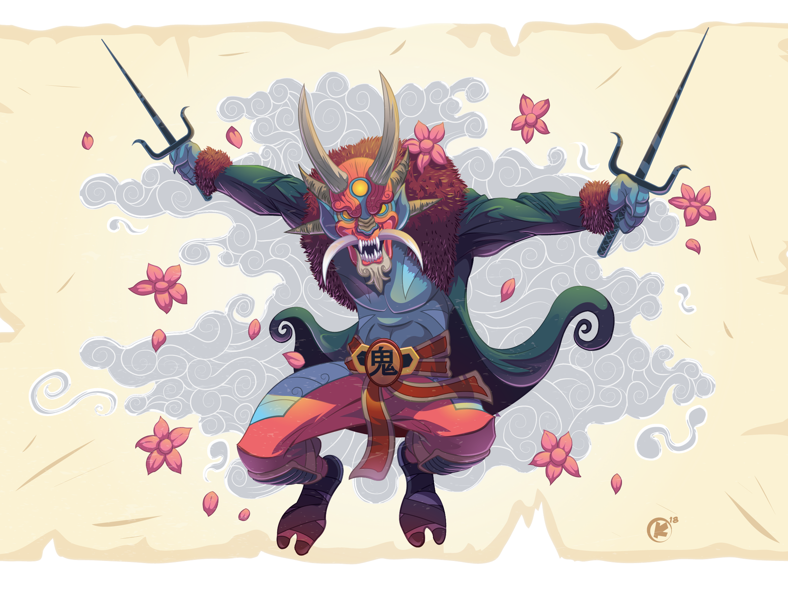 The Oni by Kevin Myers on Dribbble