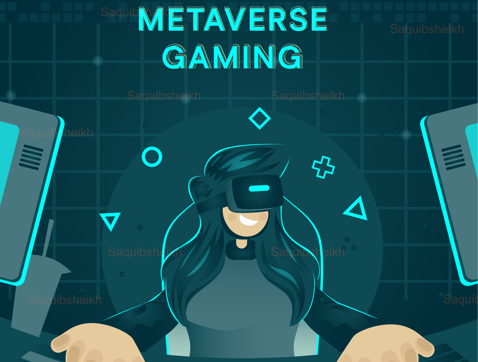 Metaverse Gaming - Gamefi - Visual VR concept by Saquib Sheikh on Dribbble