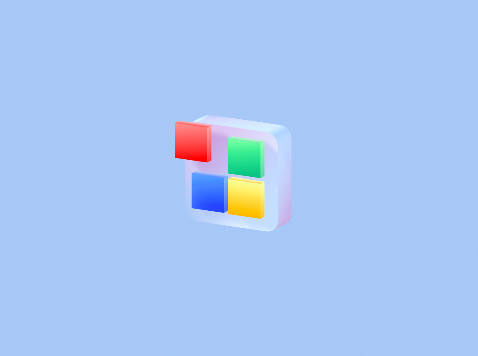 3D Window Logo by Grace Ho on Dribbble