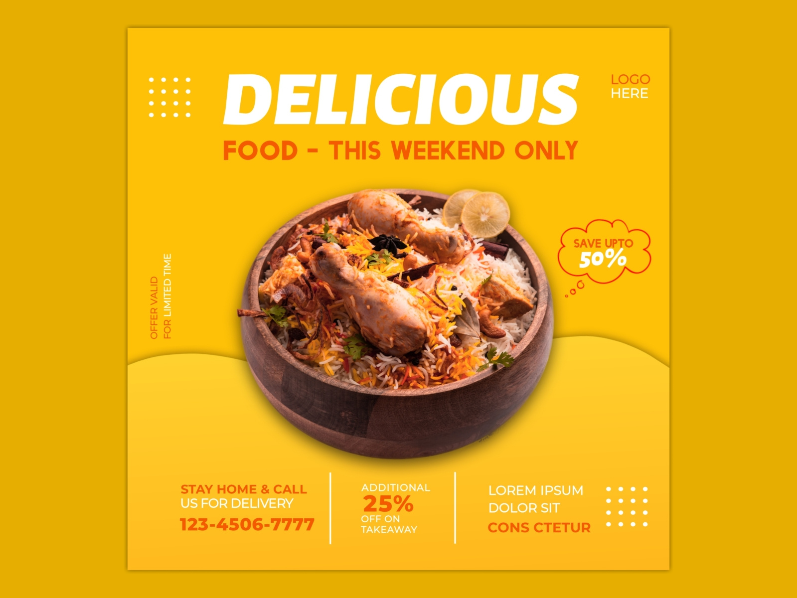 FOOD ADS FLYER DESIGN by Kevin Wade on Dribbble