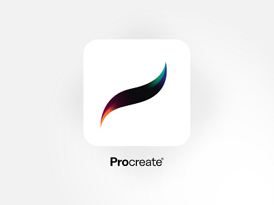 procreate app icon by Carlos Iwi on Dribbble