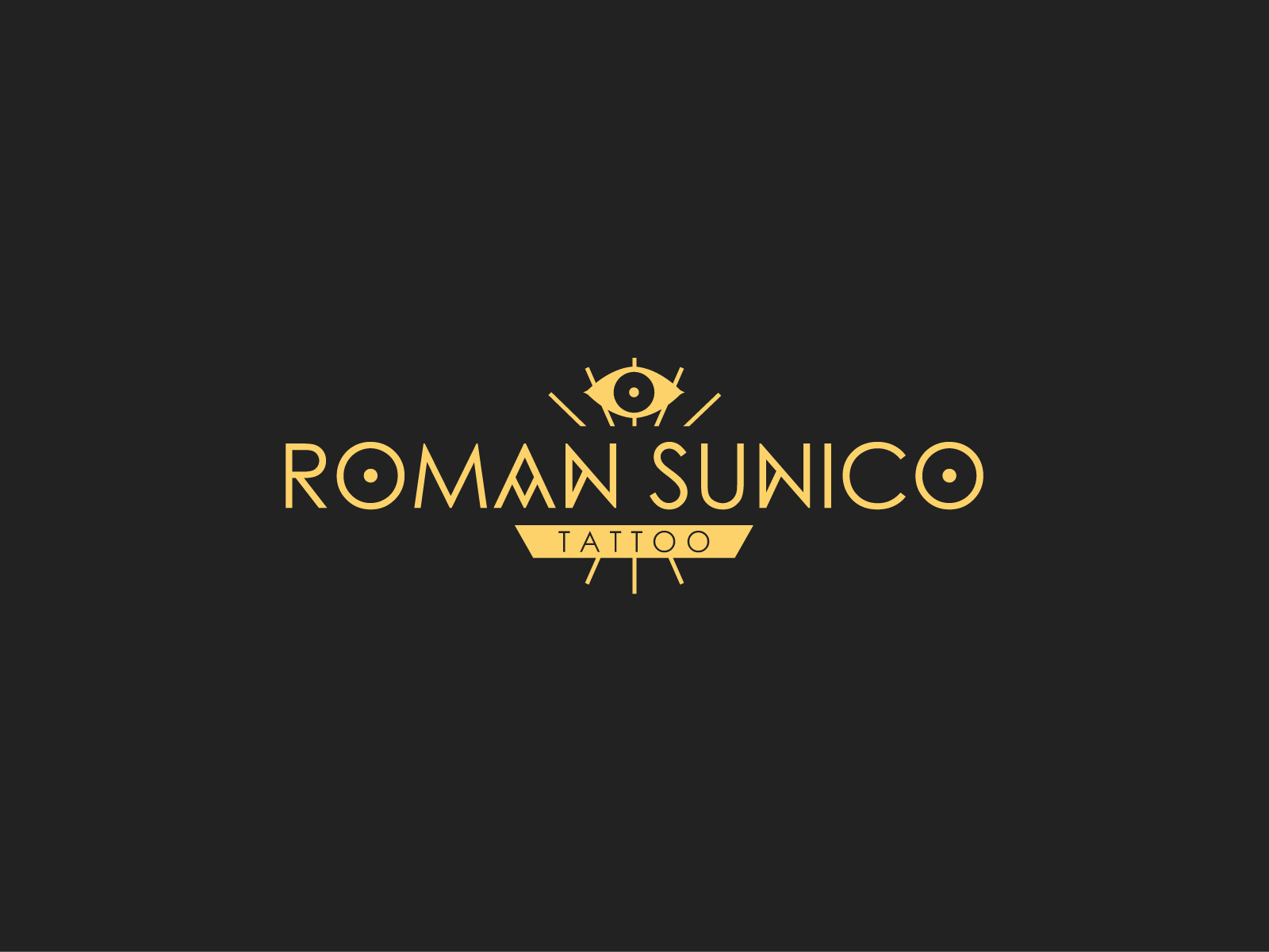 Roman Sunico logo proposal by Carlos Iwi on Dribbble