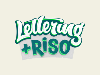 Lettering & Riso by Robert Bree on Dribbble