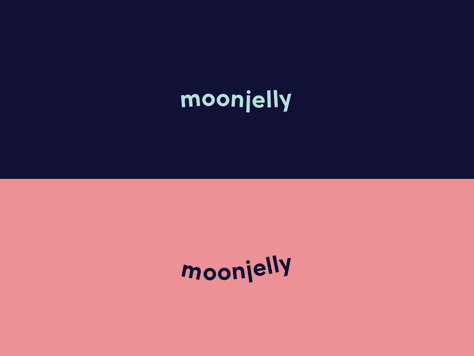 Moonjelly logo - variants by Gabi Małacha on Dribbble