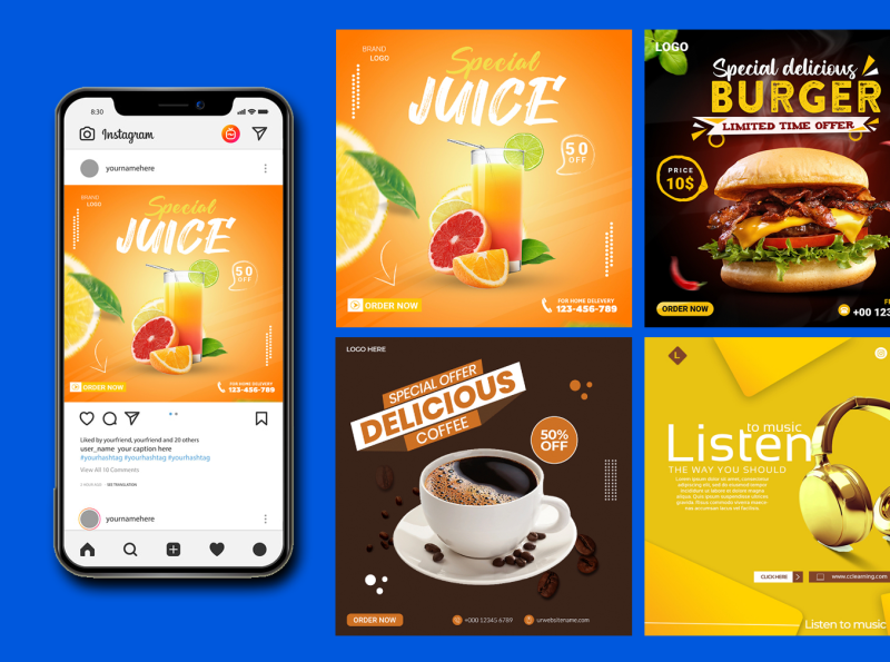 professional advertisement design by Chakhab Nour El Yakine on Dribbble