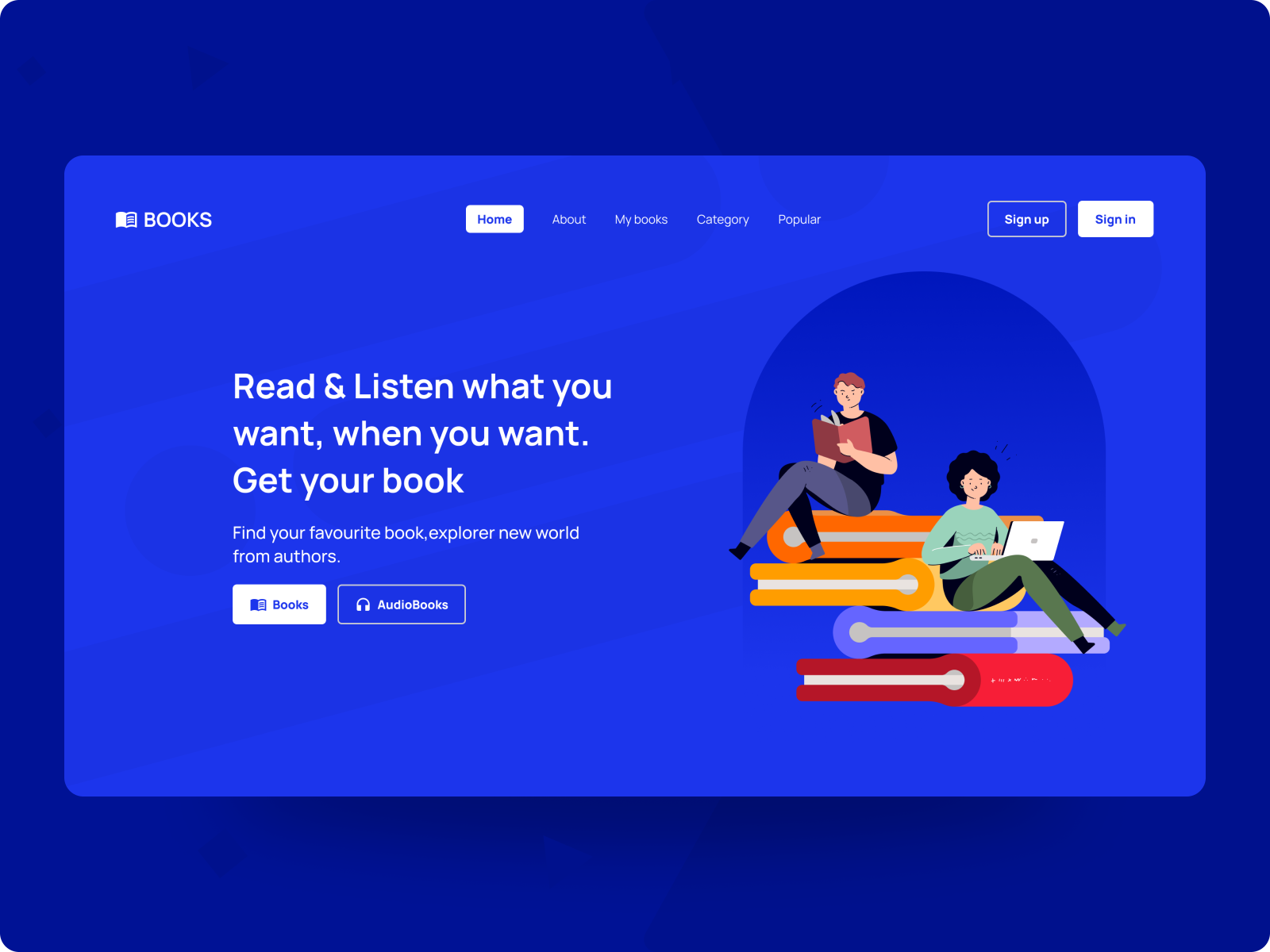 Hero Header by Pooja Dumoliya on Dribbble