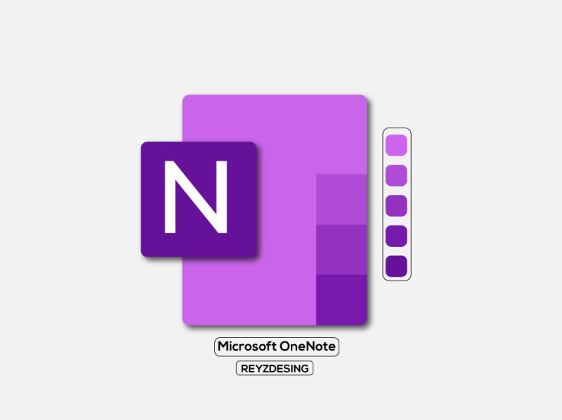 Microsoft OneNote by Reyz on Dribbble