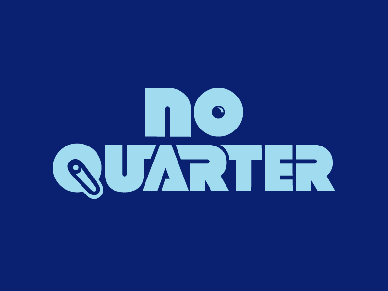 No Quarter - Pinbar Logo by Stephen Jones on Dribbble