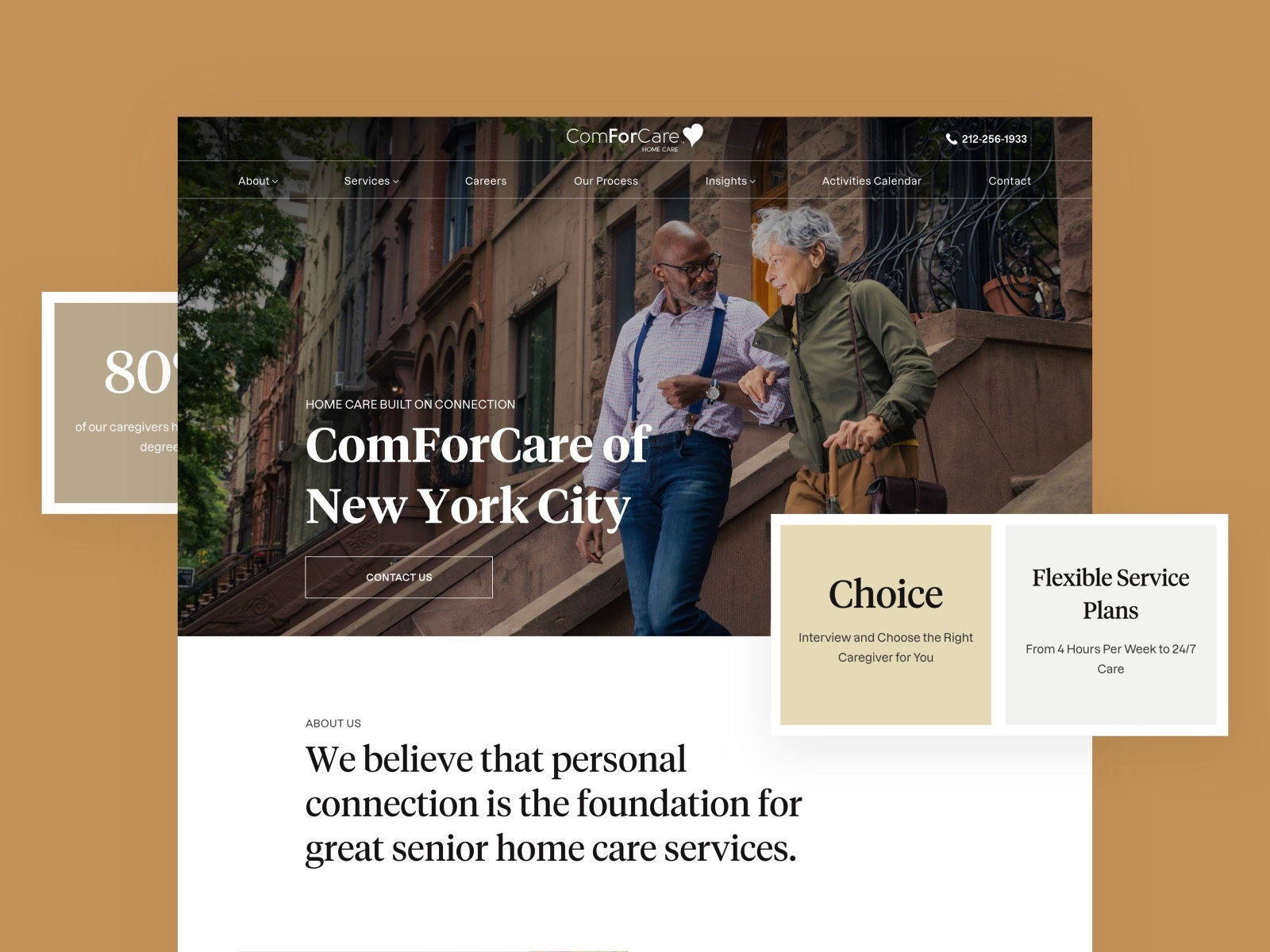 ComForCare - Responsive Website by adchitects on Dribbble