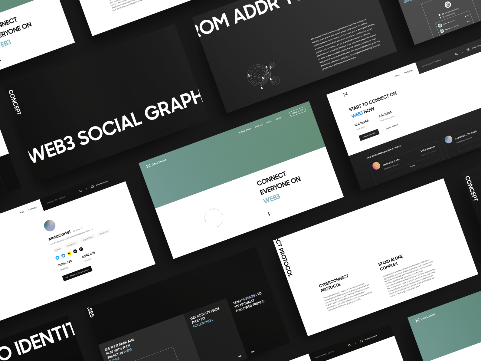 CyberConnect - Web3 Social Landing page by Hanyang Wang on Dribbble