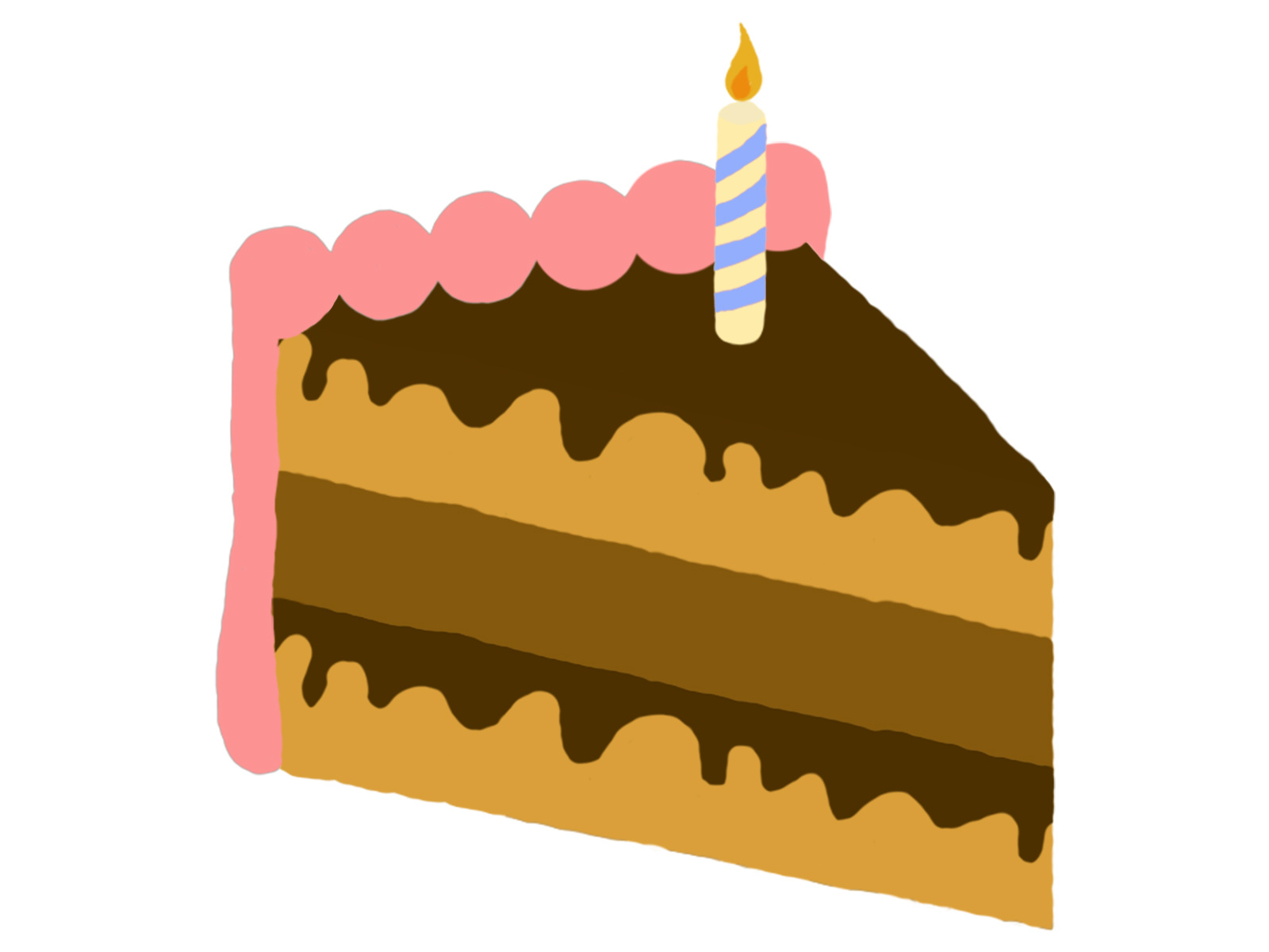 Happy Birthday Cake by zada for hope on Dribbble