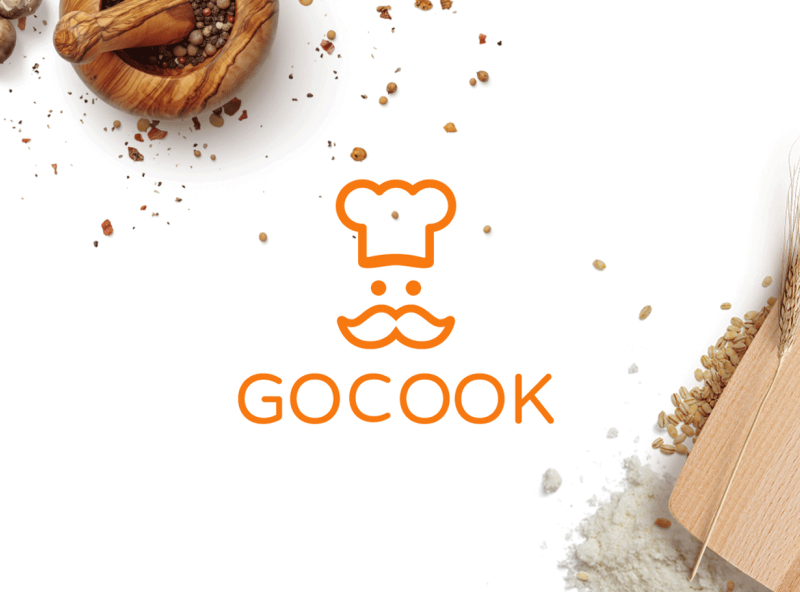 GoCook | Logo Design by Besset Maylis on Dribbble