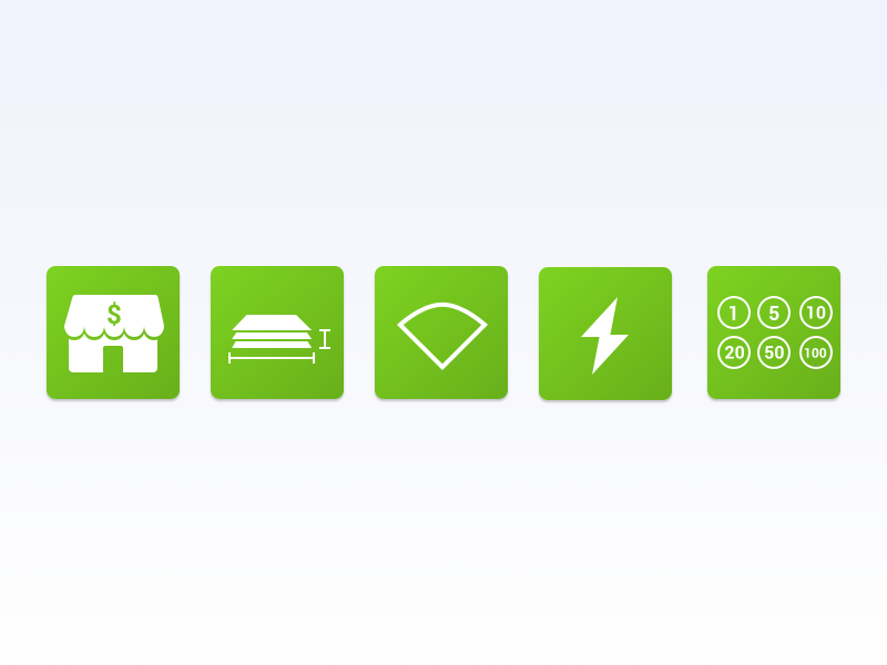 Feature Icons by Don Okuda on Dribbble