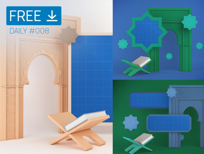 Ramadan - Daily Free Mockup #008 by Qaleb Studio on Dribbble