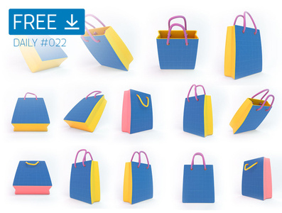 Bag- Daily Free Mockup #022 by Qaleb Studio on Dribbble