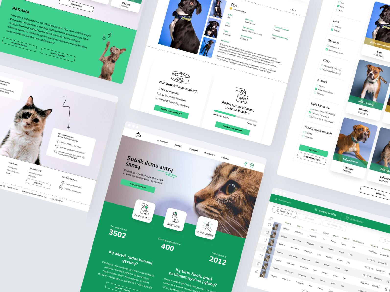 Animal Shelter WEB re-design by Viktorija Radčenko on Dribbble