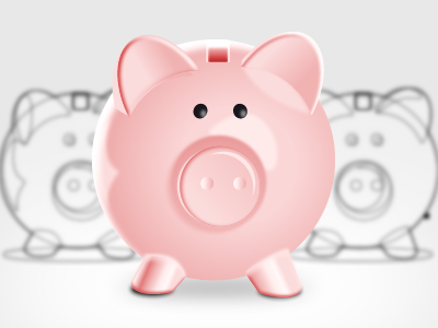 Piggy in Fireworks by Fabio Sasso on Dribbble