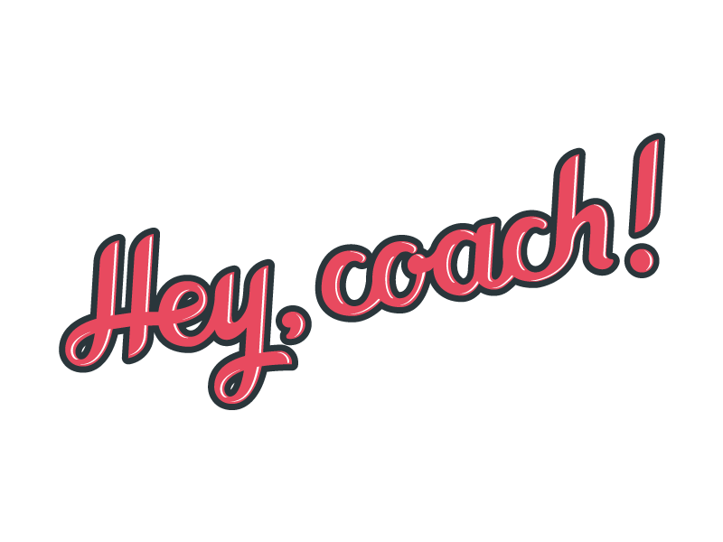 Hey, coach! by Mantas on Dribbble