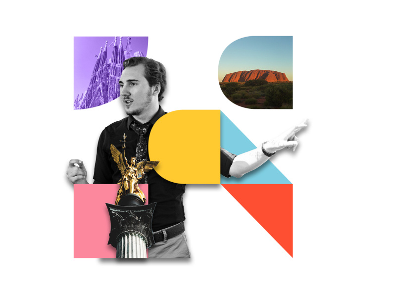 Global Schools through Languages by Nathan Biddle on Dribbble