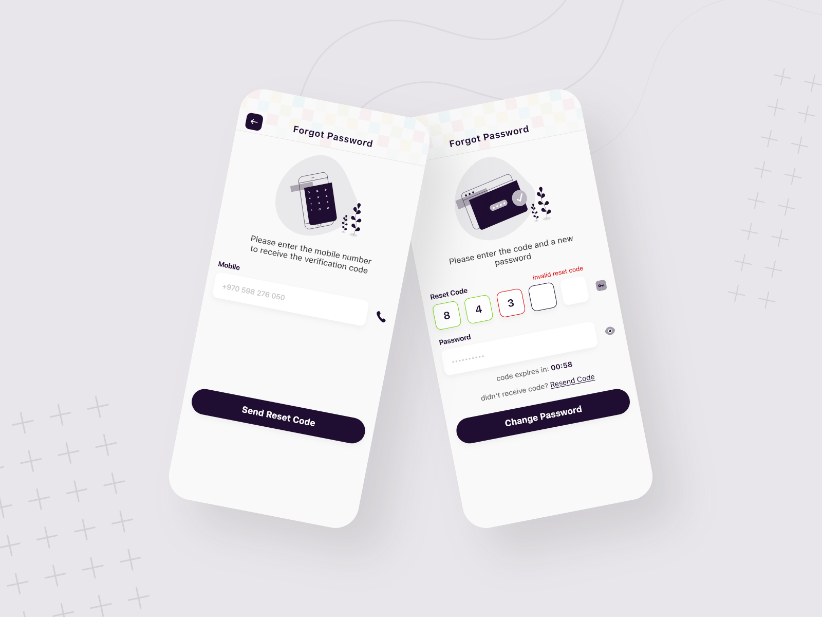 Forgot Password Mobile App Screen by Ali Abu Samra on Dribbble