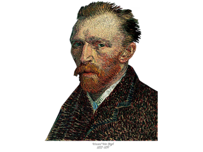 Vincent van Gogh by Deb Quigg on Dribbble