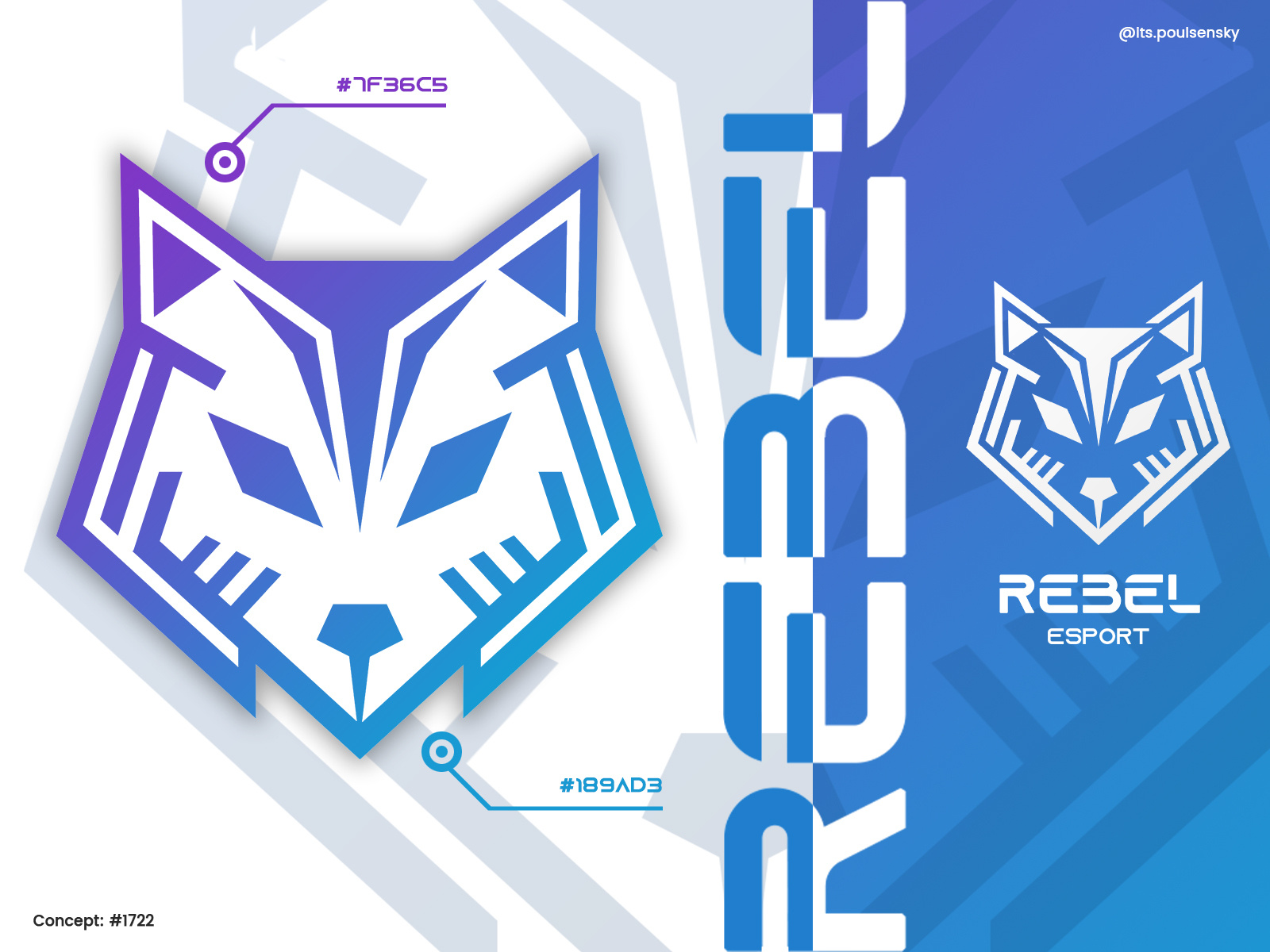 Rebel eSport Logo by Poulsën on Dribbble