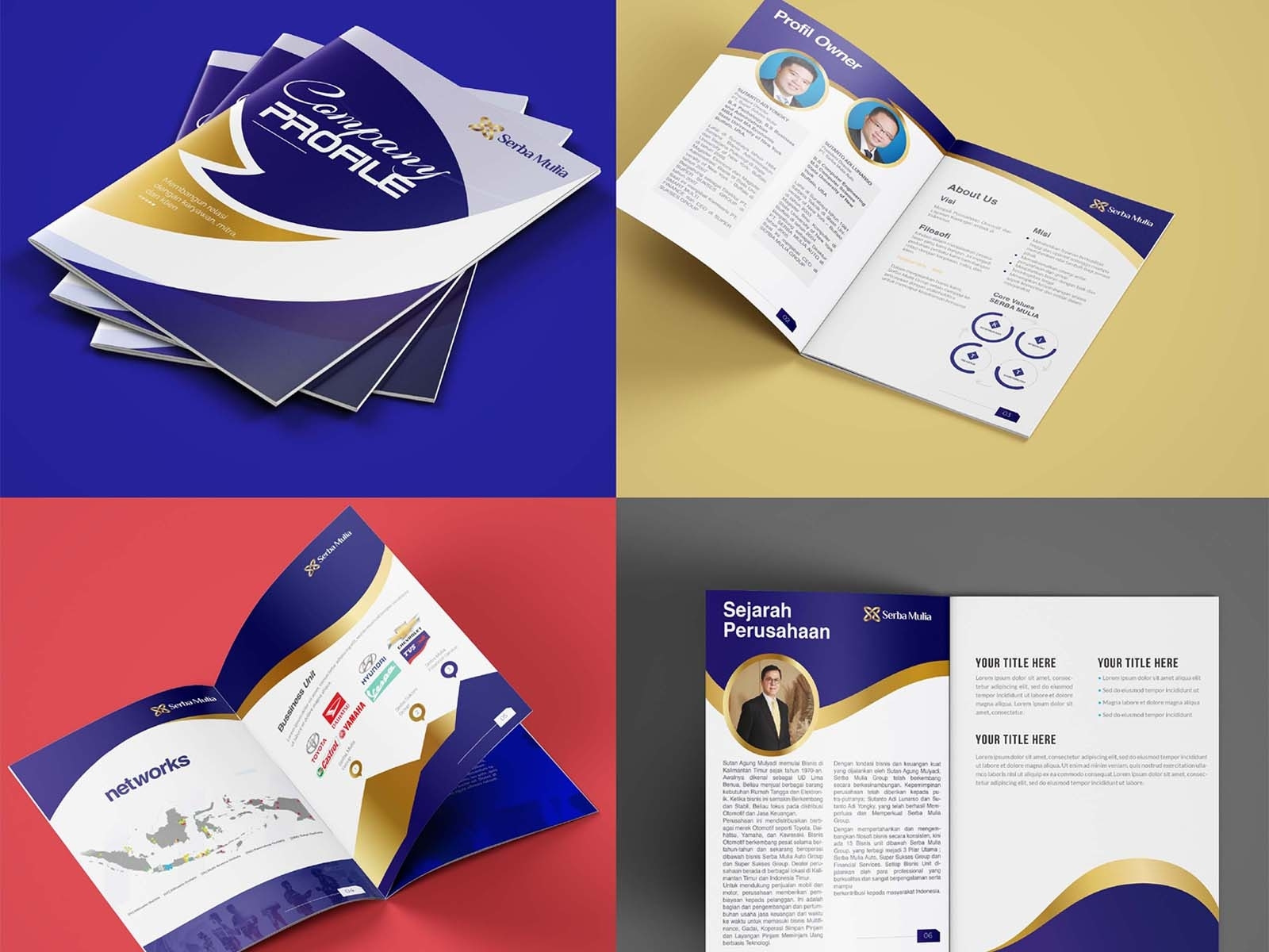 Serba mulia company profile by HongkyBramanda on Dribbble