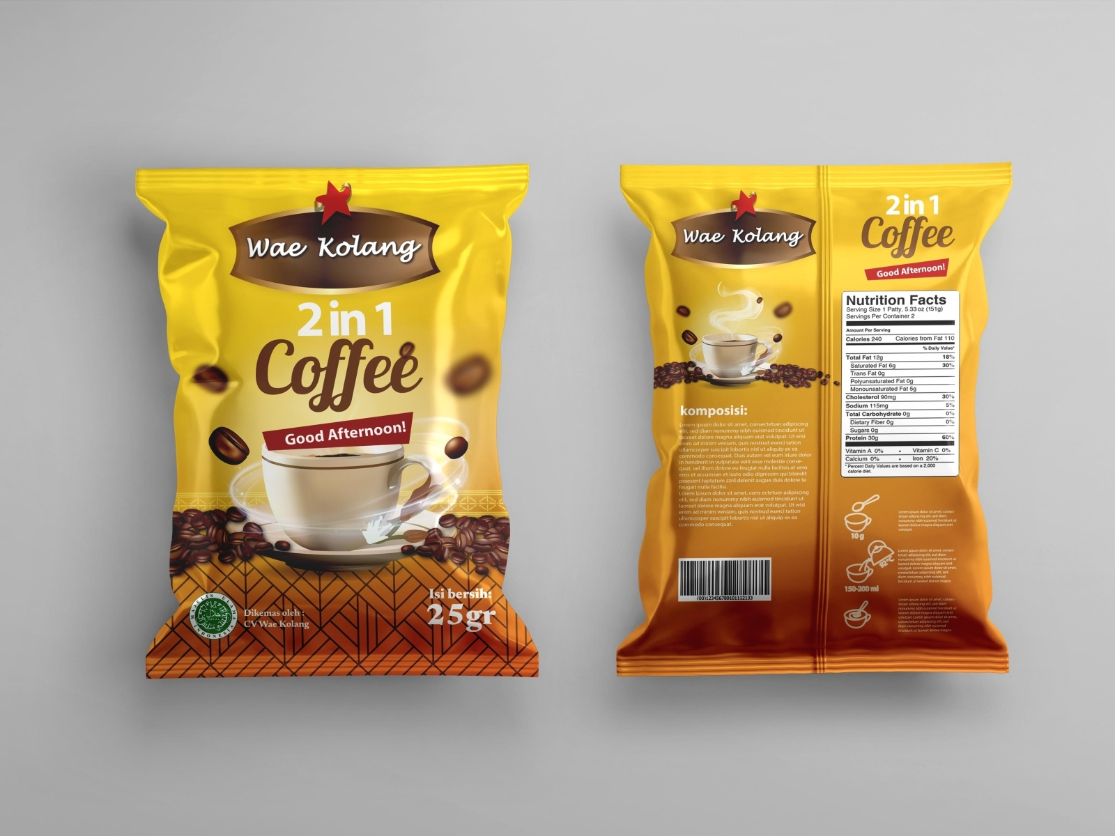 Packaging Kopi wae Kolang by HongkyBramanda on Dribbble