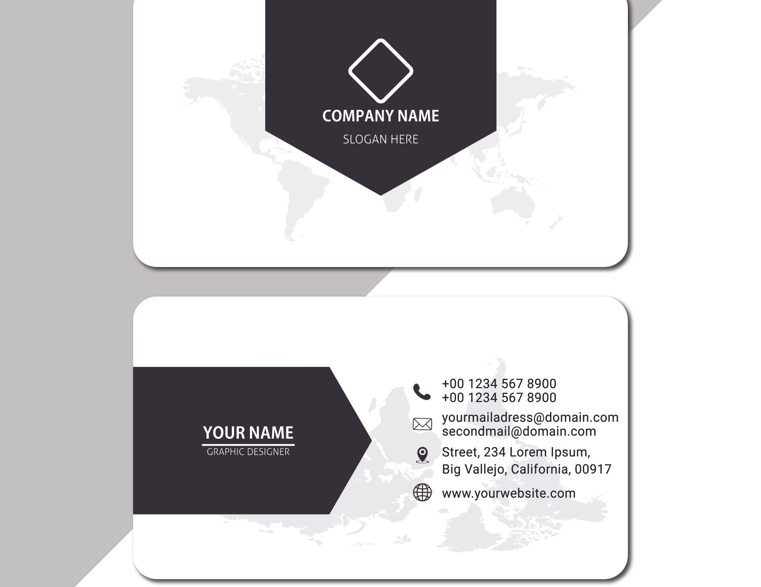 Corporate Visiting Card by Mehedi on Dribbble