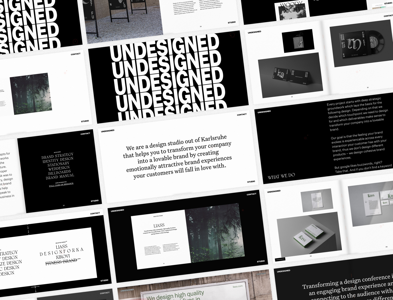 UNDESIGNED – IDENTITY & WEBSITE by Norman Dubois for Dorfjungs. on Dribbble