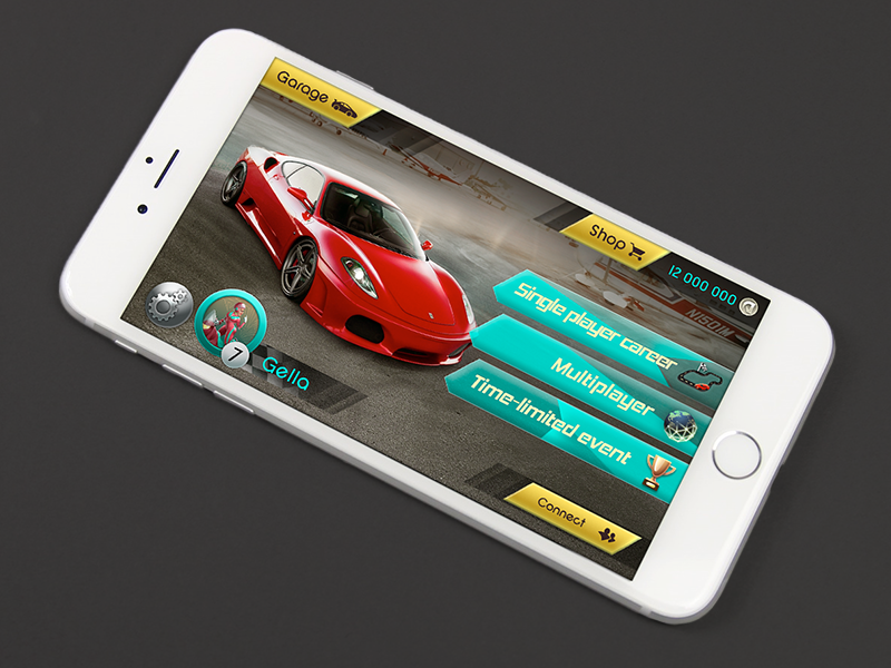 Main menu concept by Angelina Lisowska on Dribbble