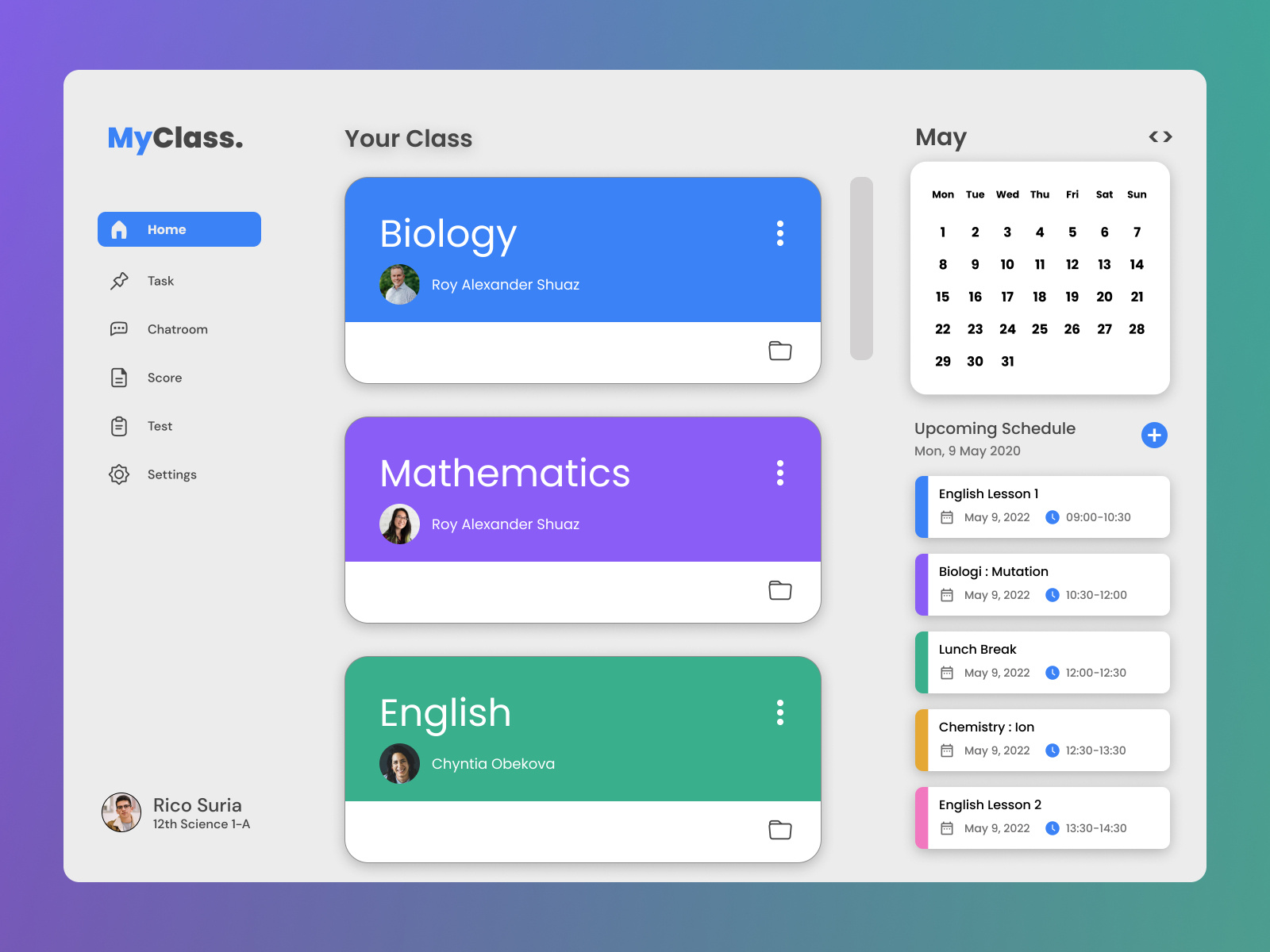 MyClass. Online Classroom Platform for all students by Rico Suria on ...