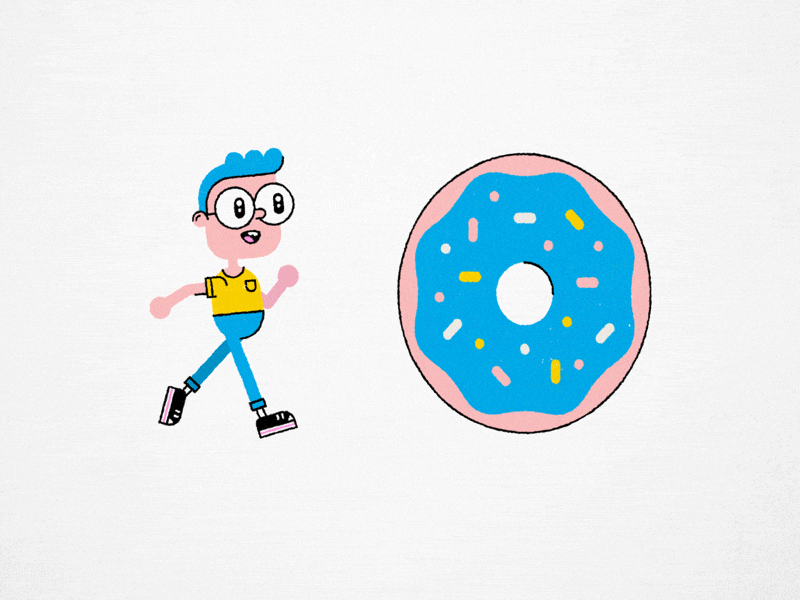 The Donut Man by Eric Pavik on Dribbble