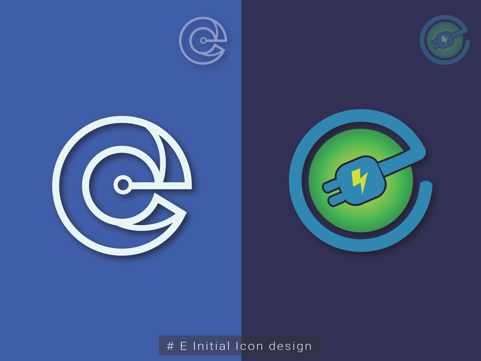E Icon - Different types of E Icon Design by Unika Infocom® on Dribbble