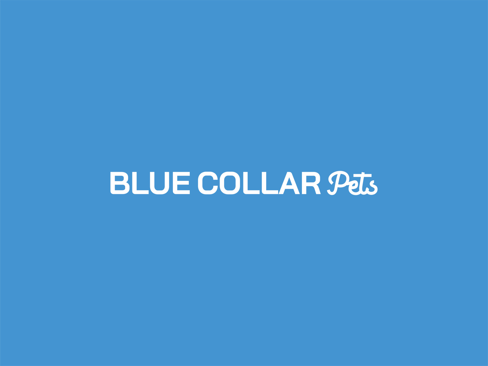 Blue Collar Pets by Zachary Keimig on Dribbble