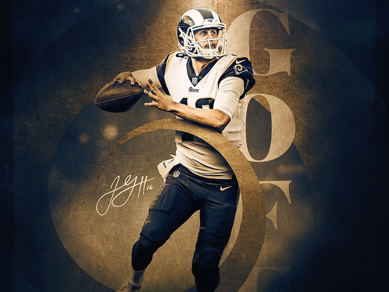 Jared Goff Design by Brad Lefeld on Dribbble