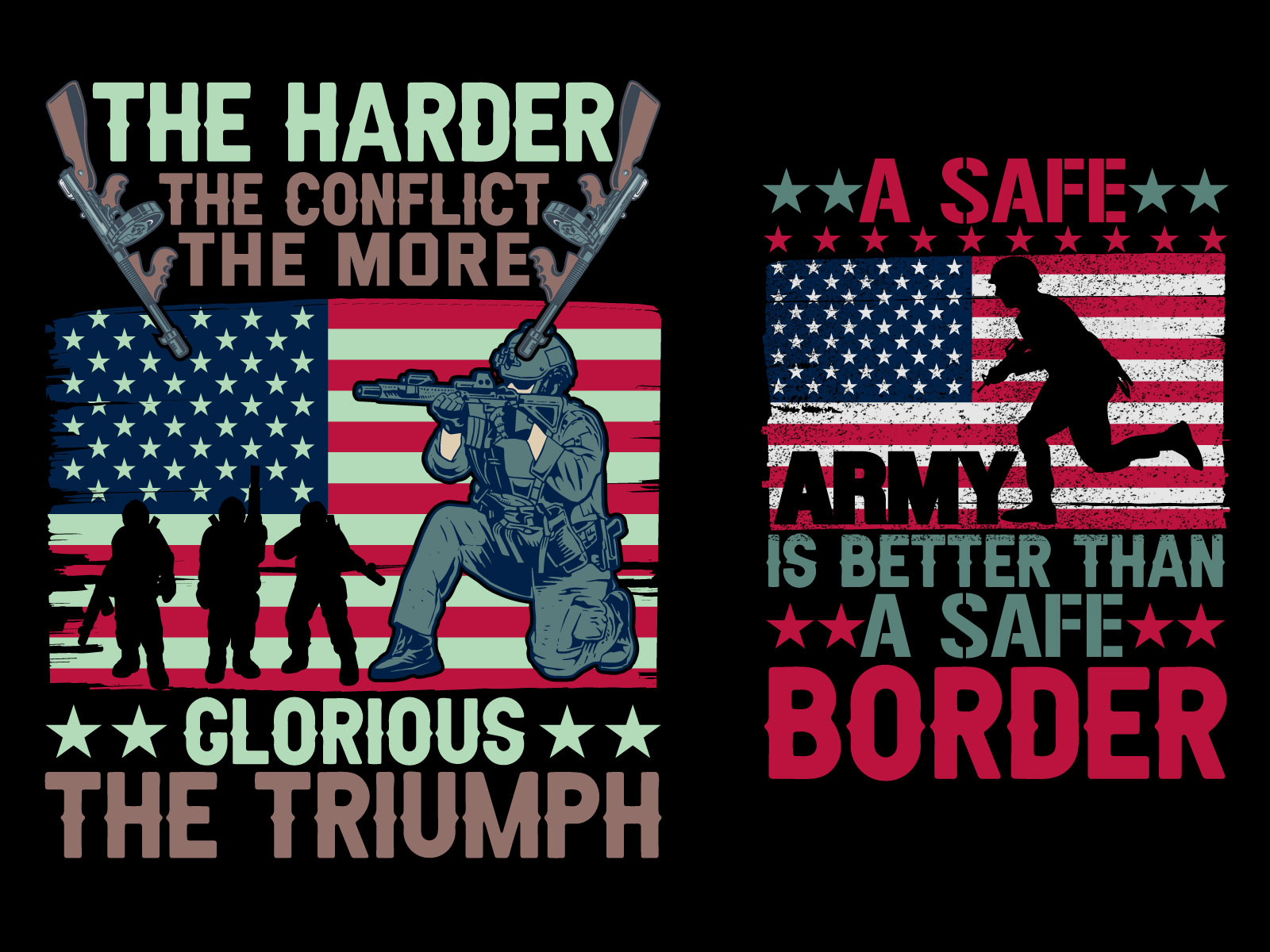 Army T shirt design by Md Wakil Ahmed on Dribbble
