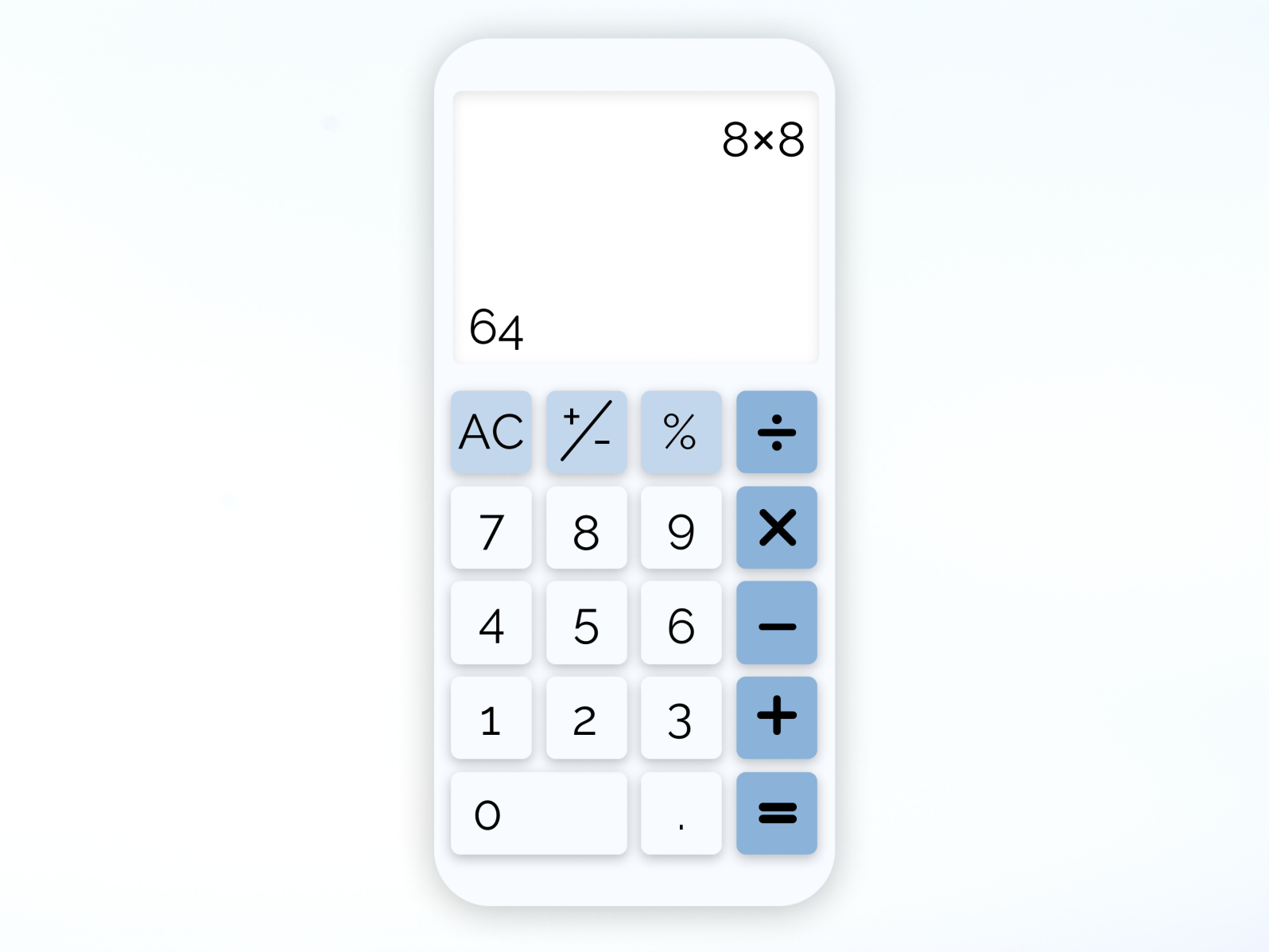 Simple Calculator by Asia on Dribbble
