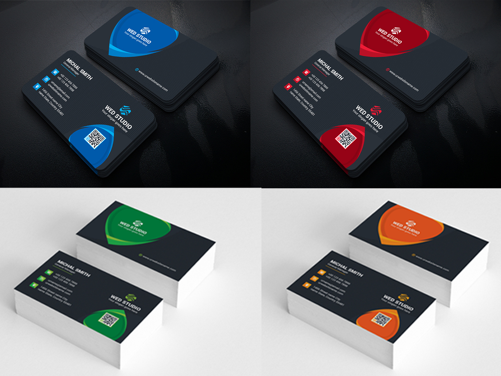Business card by Farhad manik on Dribbble