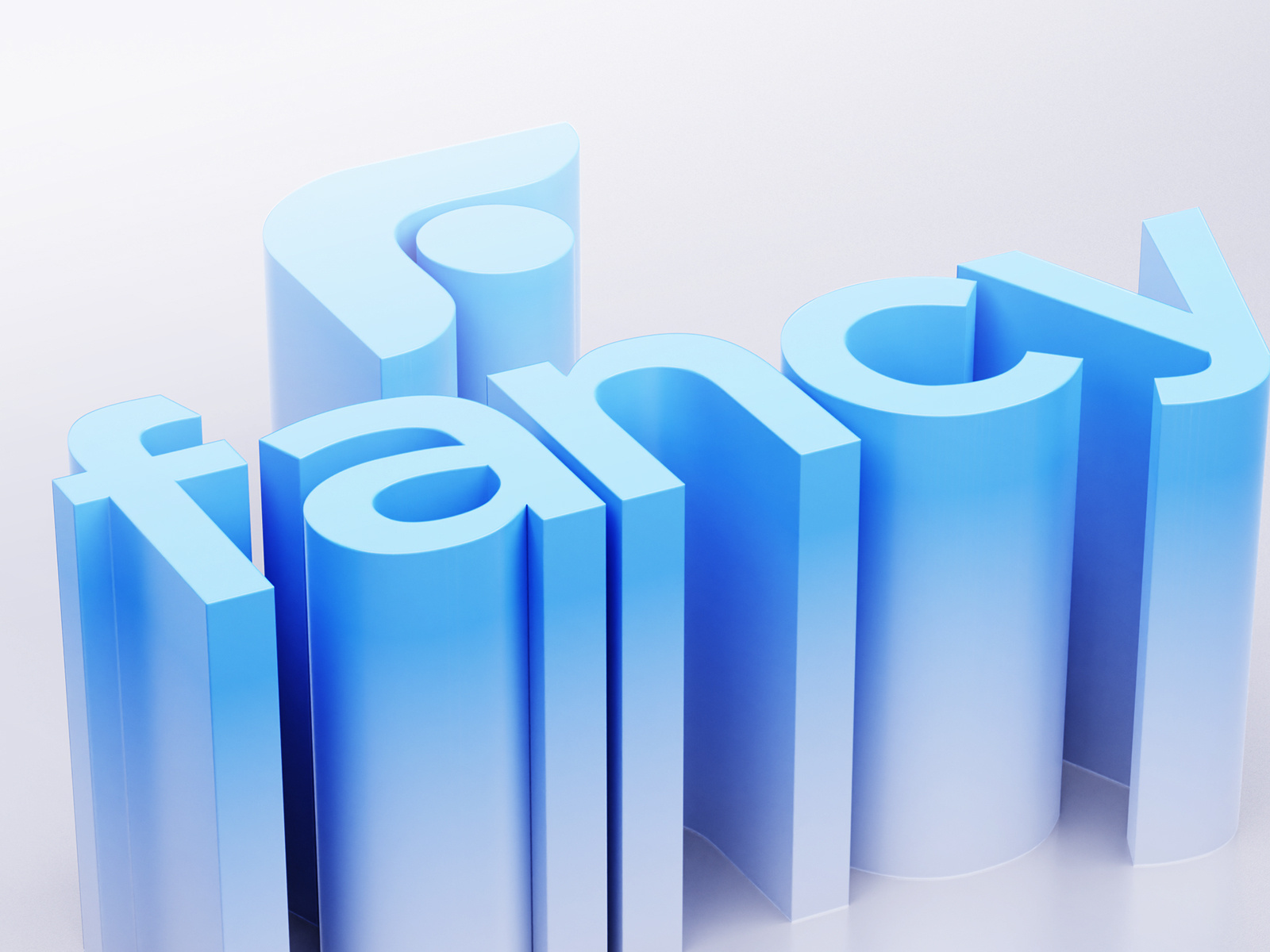 fancy 3d logo visualisation by Mari on Dribbble