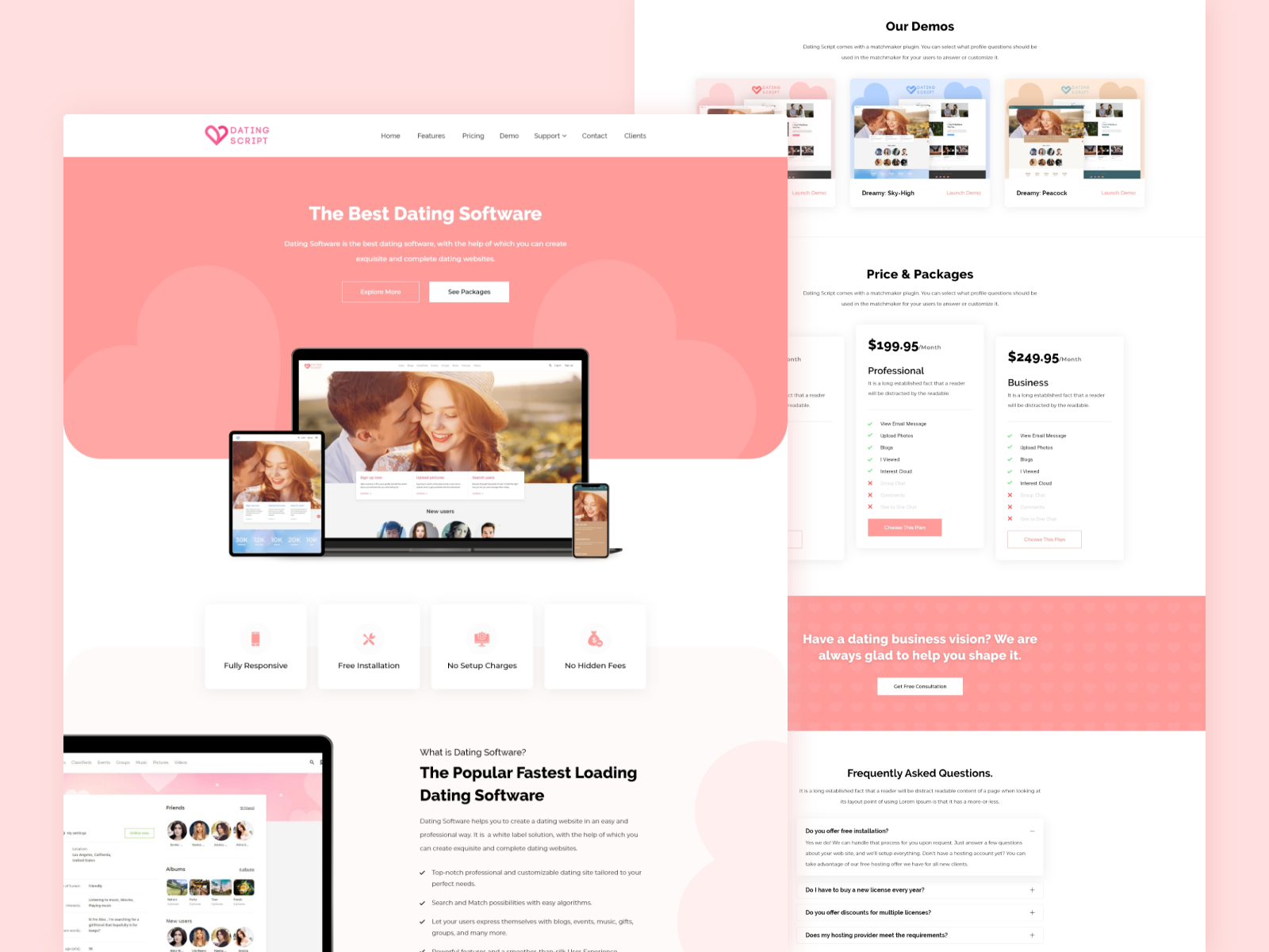 Landing page Design by Prashant Shrestha on Dribbble