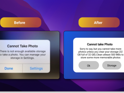 Apple’s storage management system by Ifat Chowdhury on Dribbble