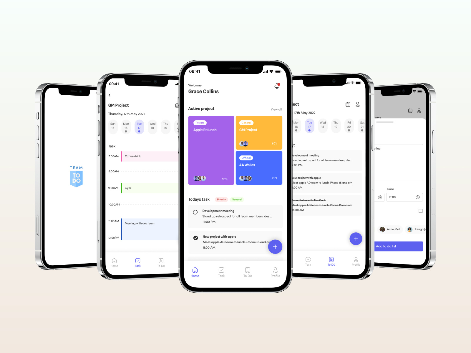 Project management and To-Do list App by Olabode Felix Akinyemi on Dribbble