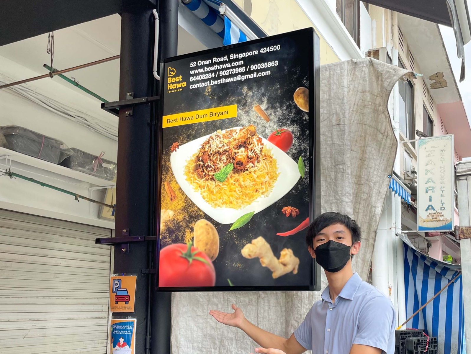 Signage Design for Best Hawa Restaurant by Dylan Chia on Dribbble